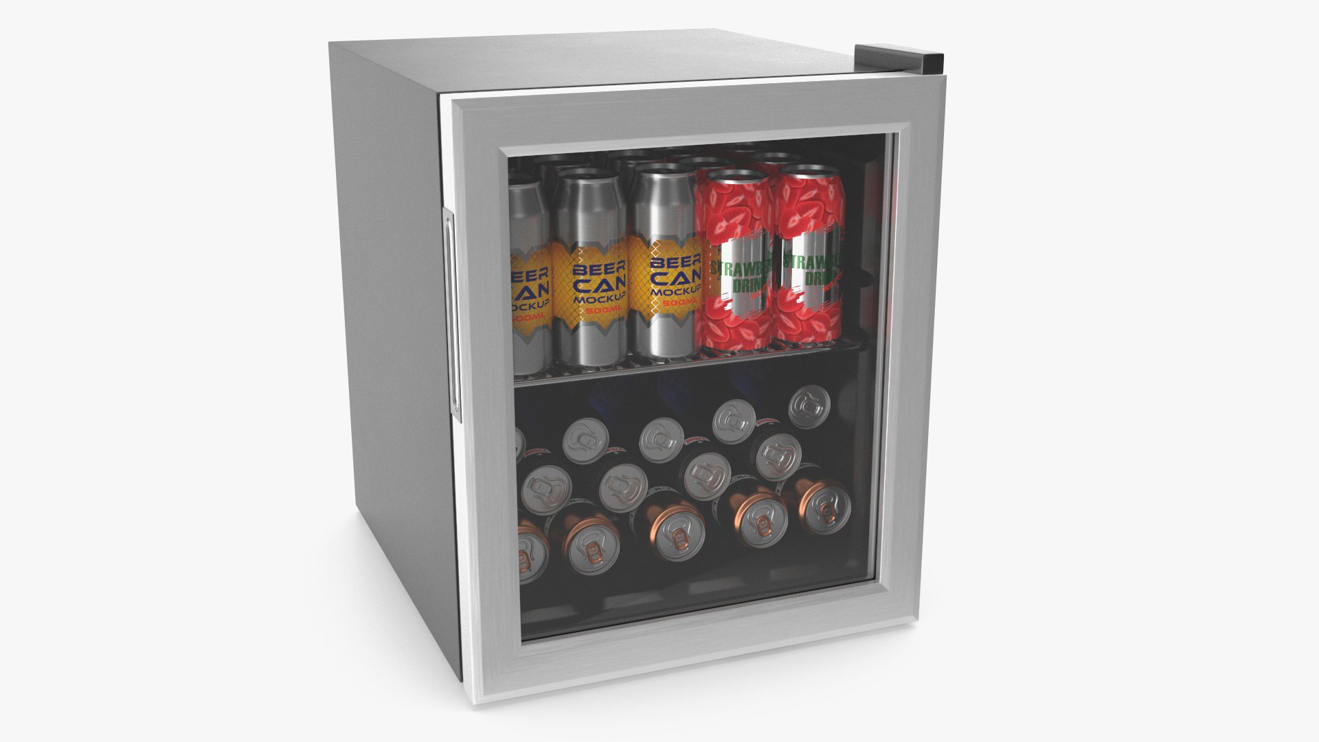 Mini Cooler With Beverage Cans 3D - TurboSquid 2161861