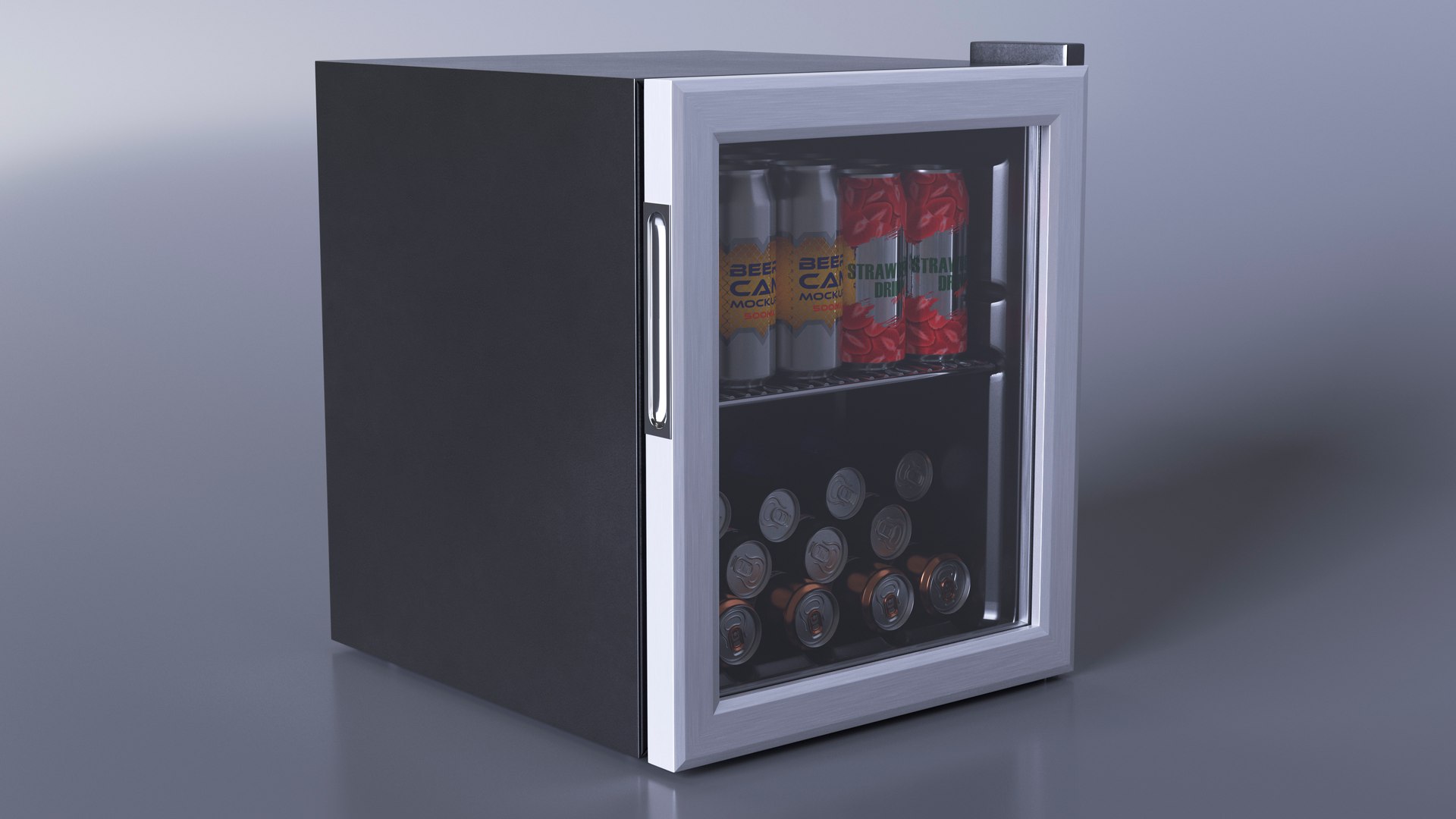 Mini Cooler With Beverage Cans 3D - TurboSquid 2161861