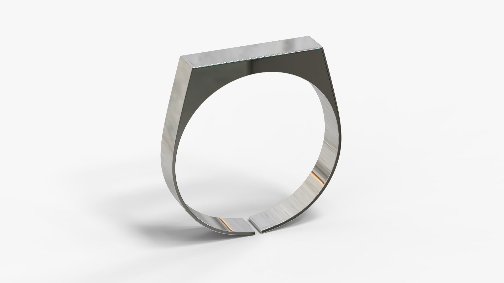 3D Silver Signet Ring Model - TurboSquid 2071466