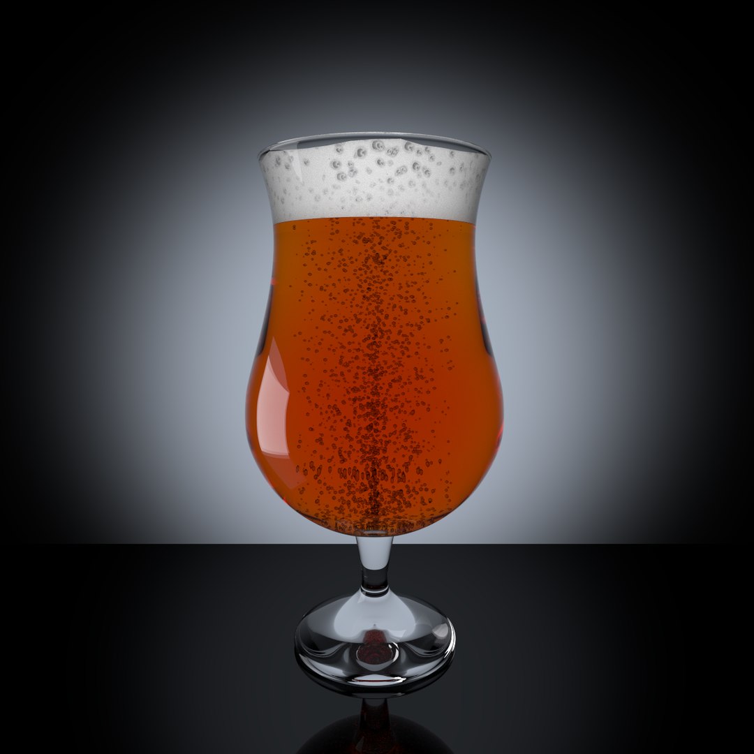 beer glass 3d model