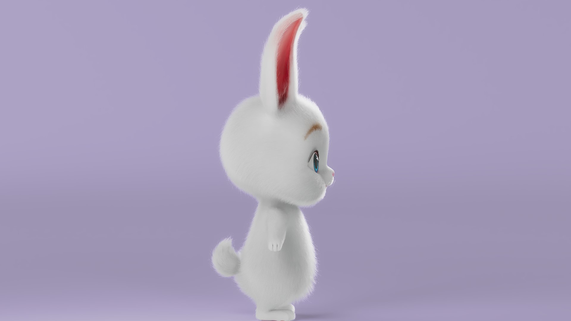 3D Model Cartoon Rabbit - TurboSquid 2271990