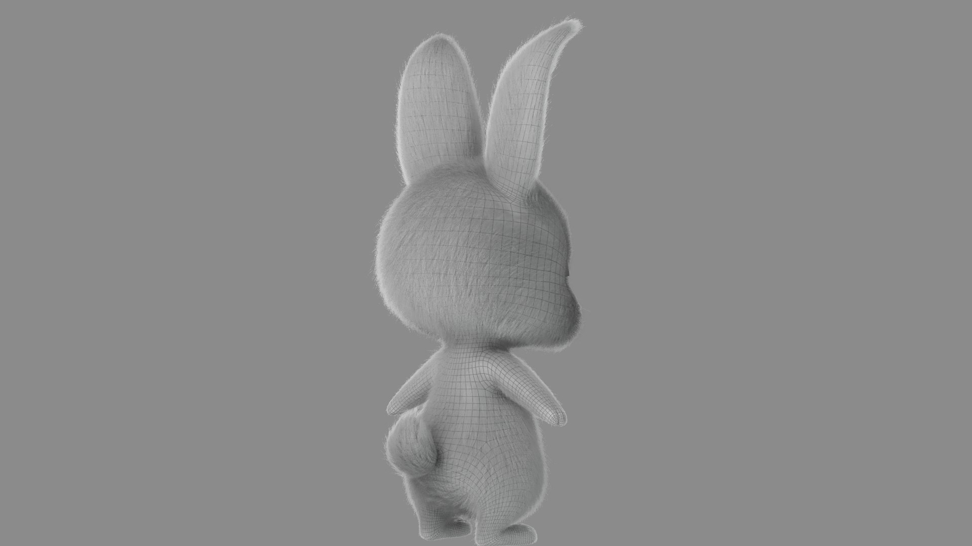 3D Model Cartoon Rabbit - TurboSquid 2271990