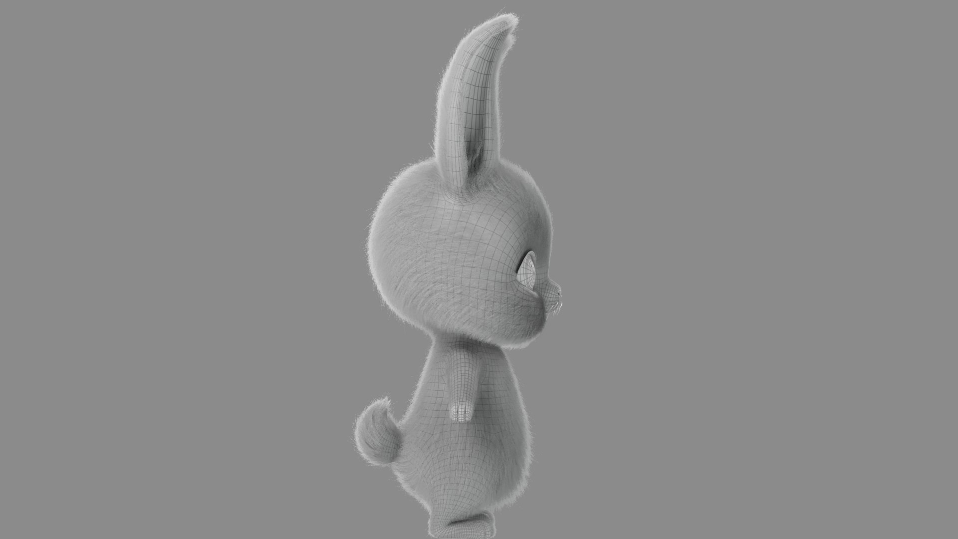 3D Model Cartoon Rabbit - TurboSquid 2271990
