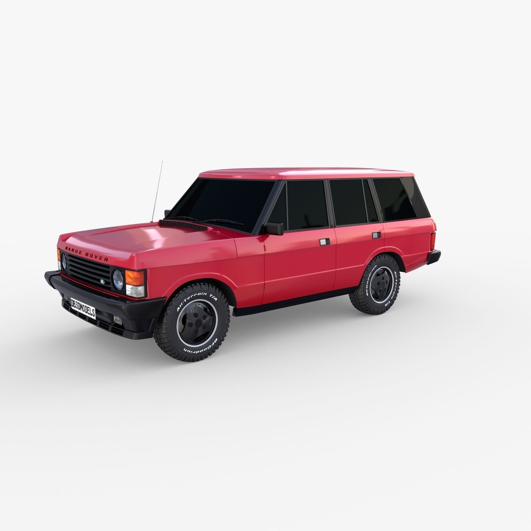 3D Model Rover Range - TurboSquid 1585051