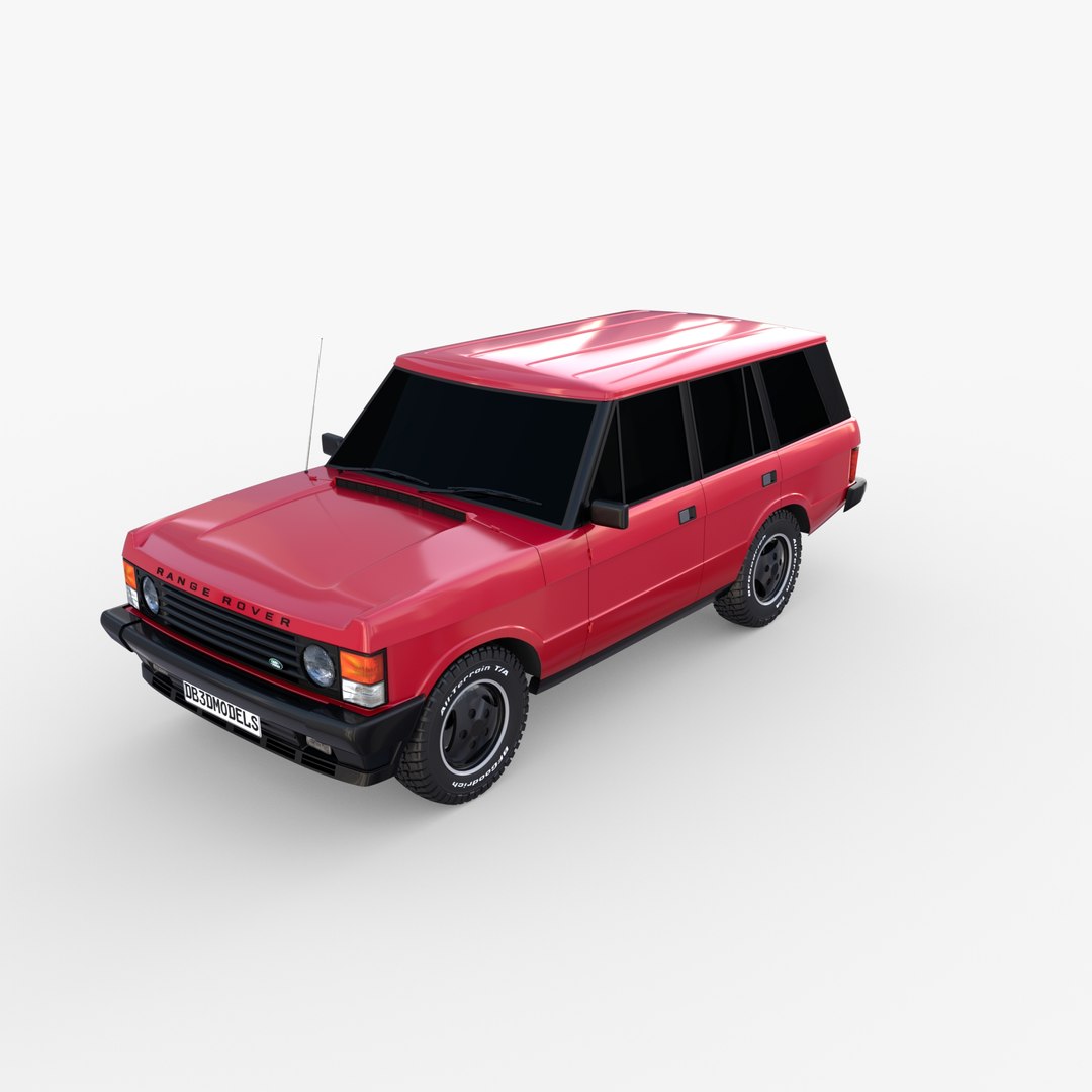 3D Model Rover Range - TurboSquid 1585051