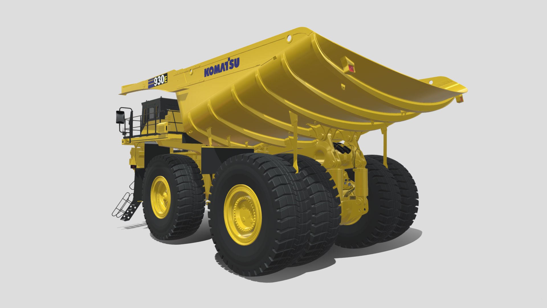 3D Model Komatsu 930E E5 Dump Truck Skp - TurboSquid 2190444