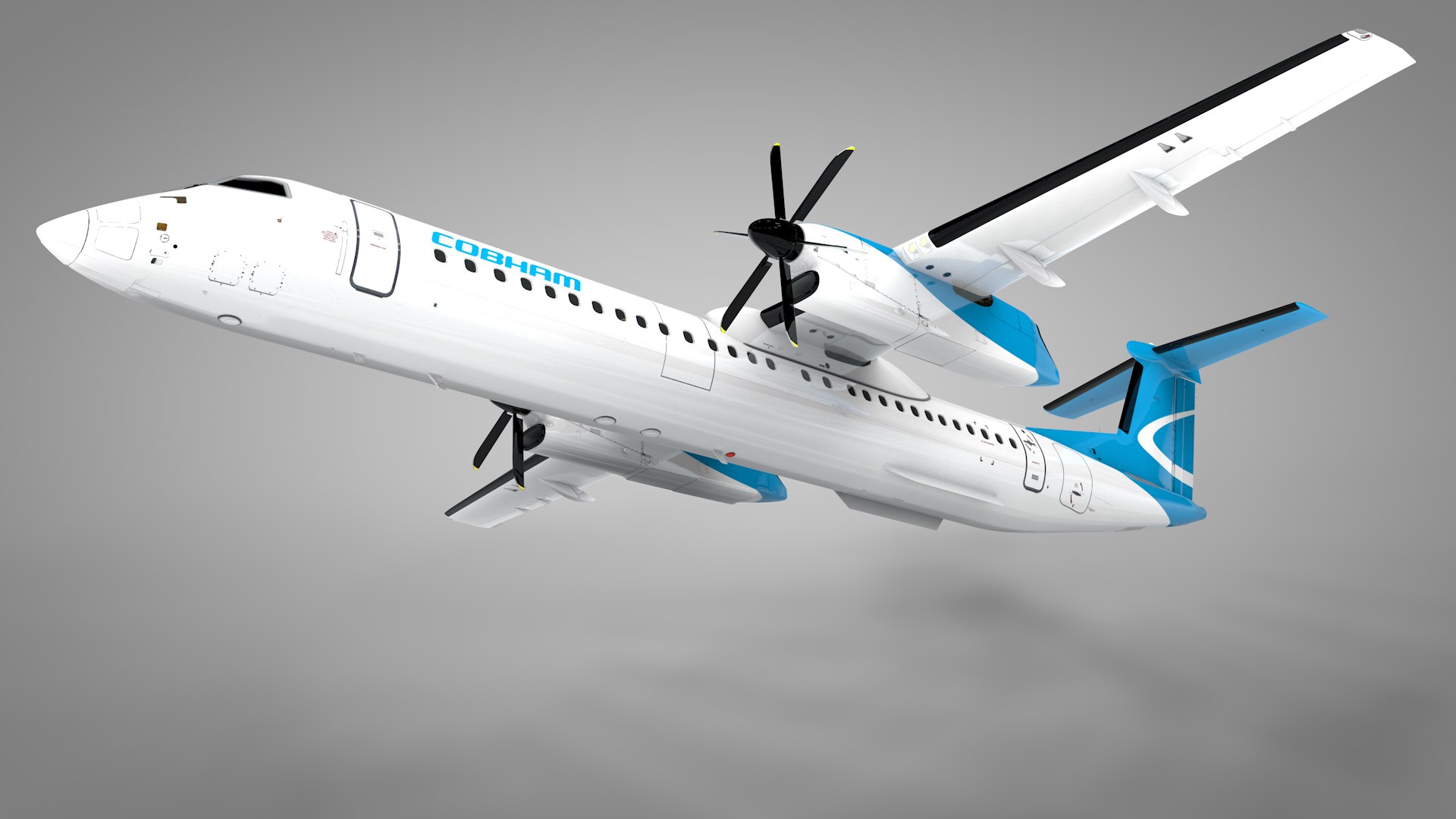 3D COBHAM Bombardier DHC-8 Q400 Dash 8 L1514 - TurboSquid 1797231