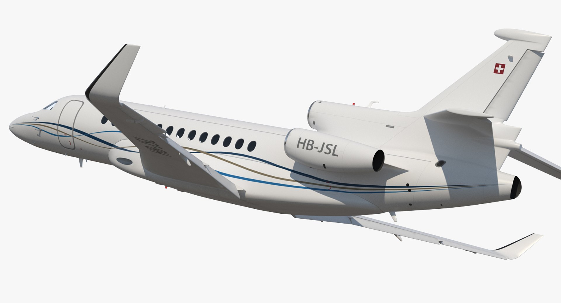 3D Model Business Long Range Trijet | 1146138 | TurboSquid