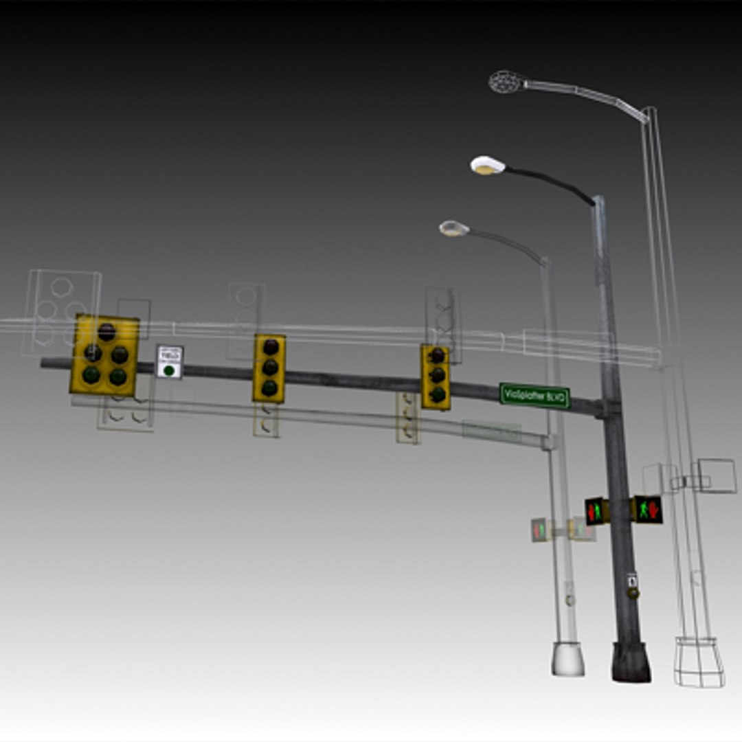 3d Traffic Light Model