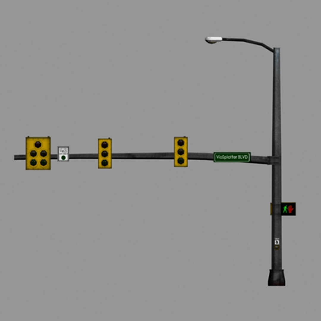 3d Traffic Light Model