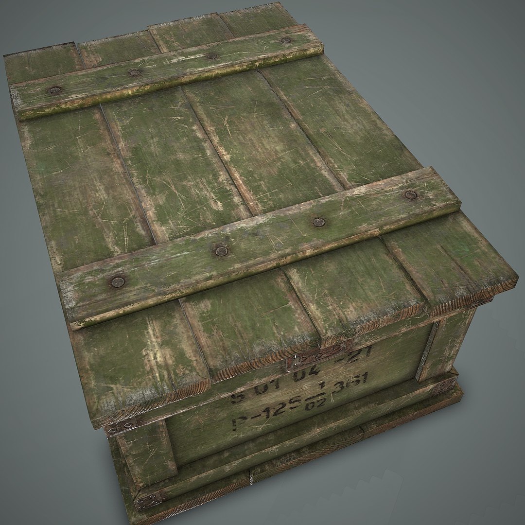 3D Military Box Ar Model - TurboSquid 1295674