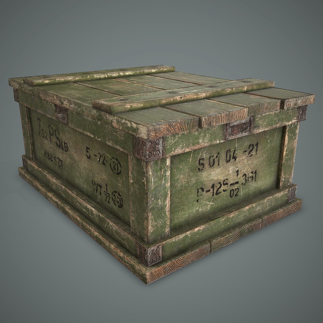 3D Military Box Ar Model - TurboSquid 1295674