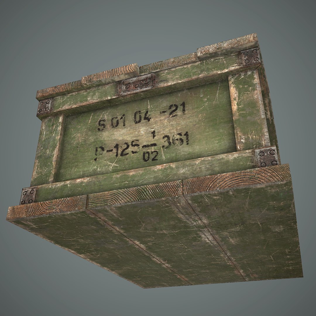 3D Military Box Ar Model - TurboSquid 1295674