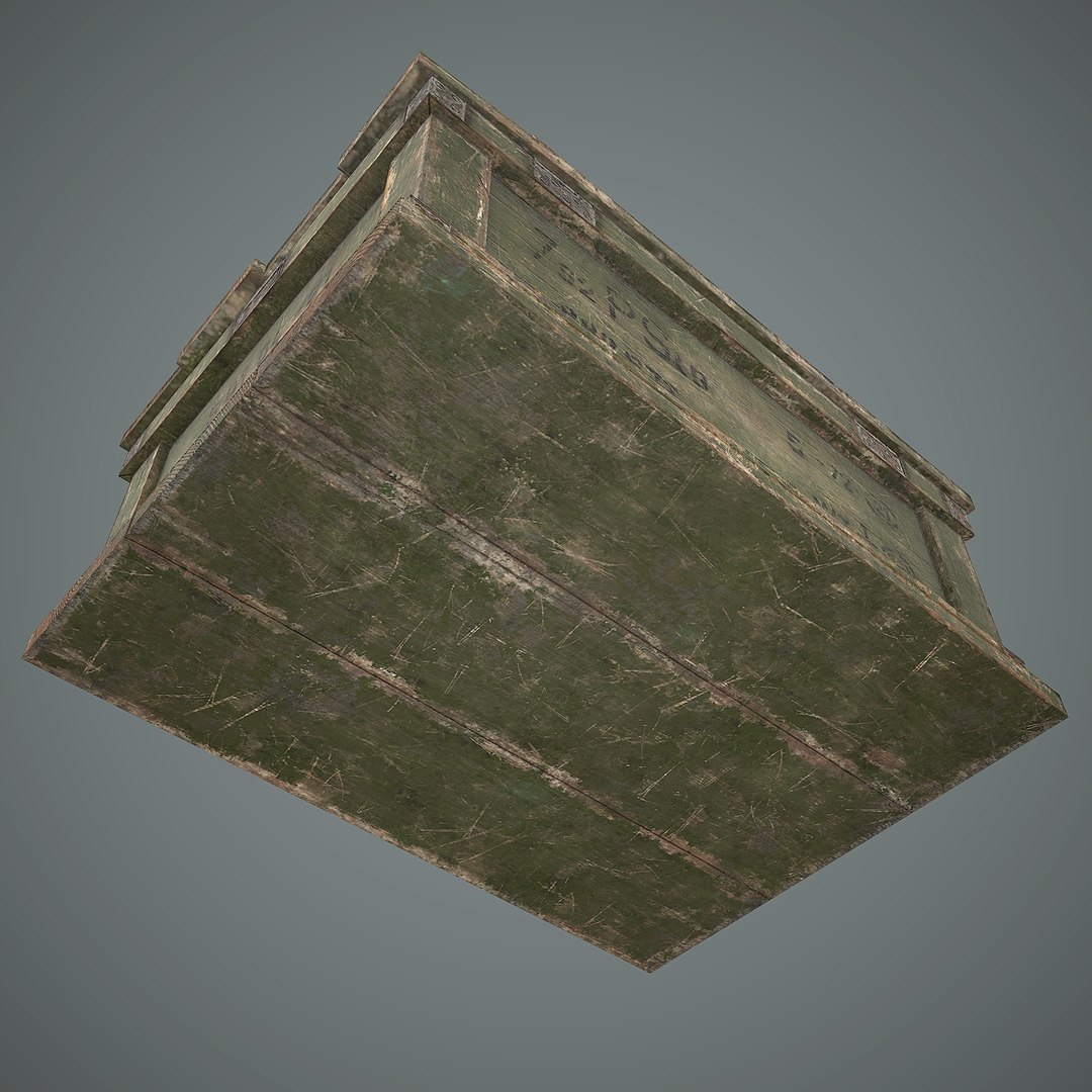 3D Military Box Ar Model - TurboSquid 1295674