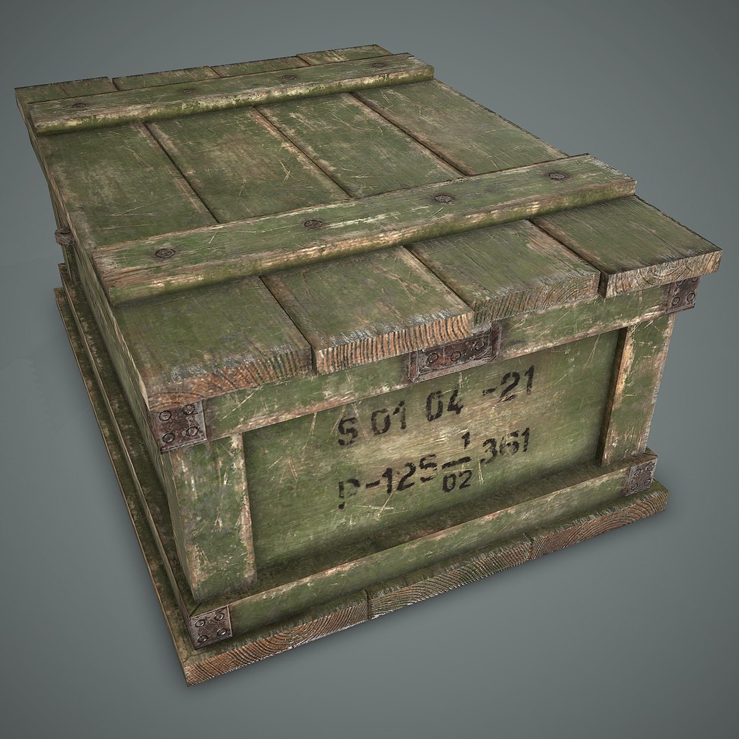 3D Military Box Ar Model - TurboSquid 1295674
