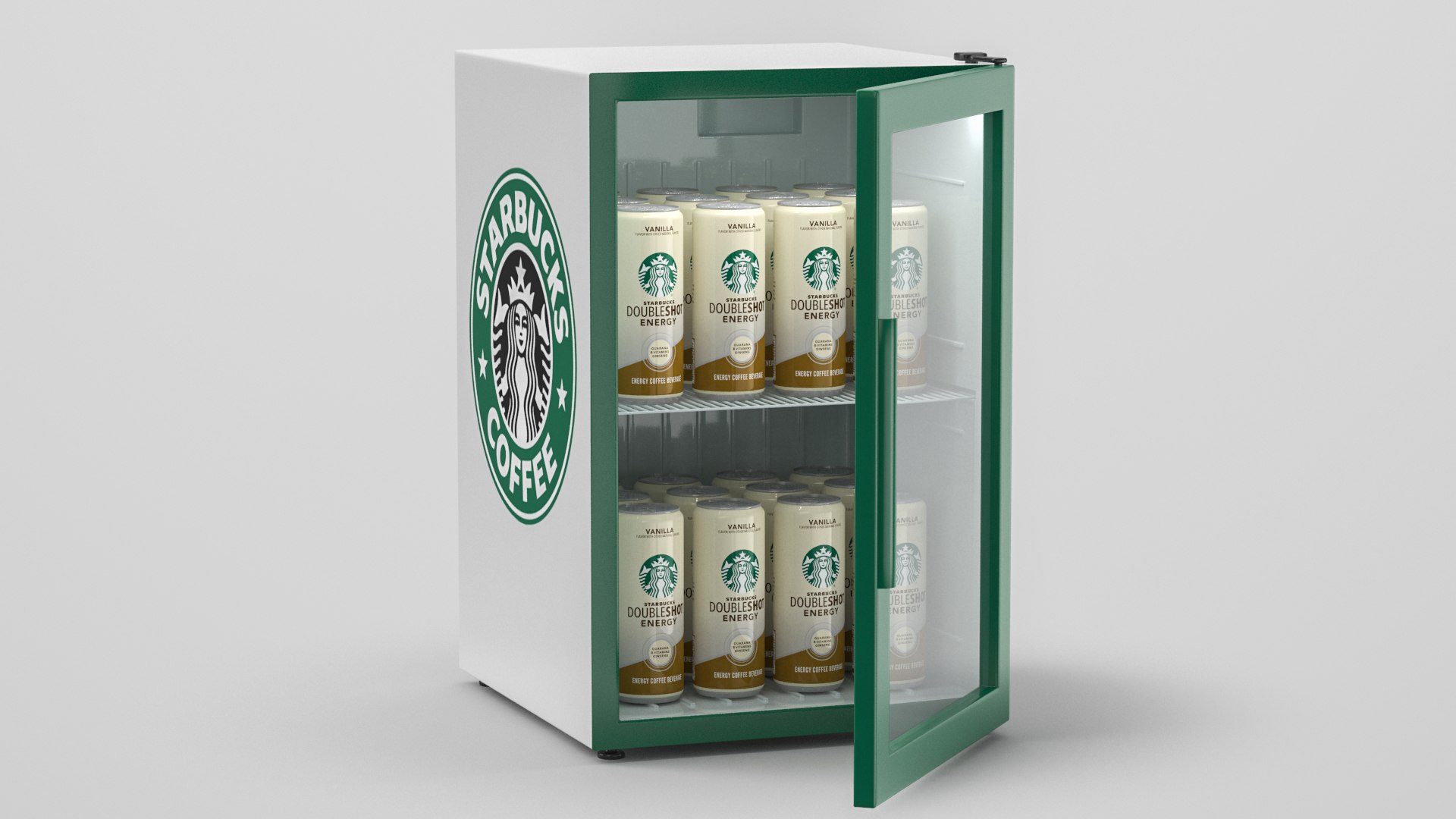 Refrigerator Mini Starbucks 3D Model - TurboSquid 1675940