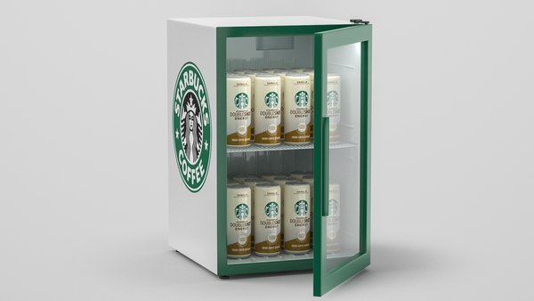 Refrigerator mini starbucks 3D model - TurboSquid 1675940