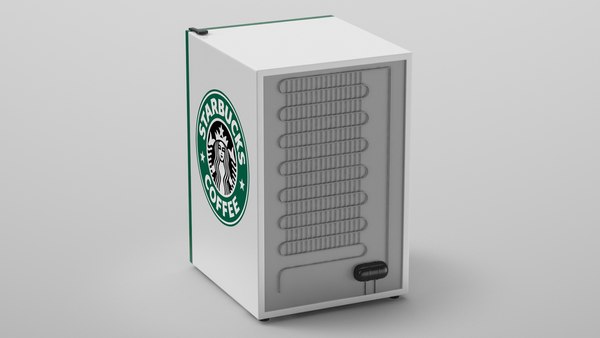 Refrigerator mini starbucks 3D model - TurboSquid 1675940