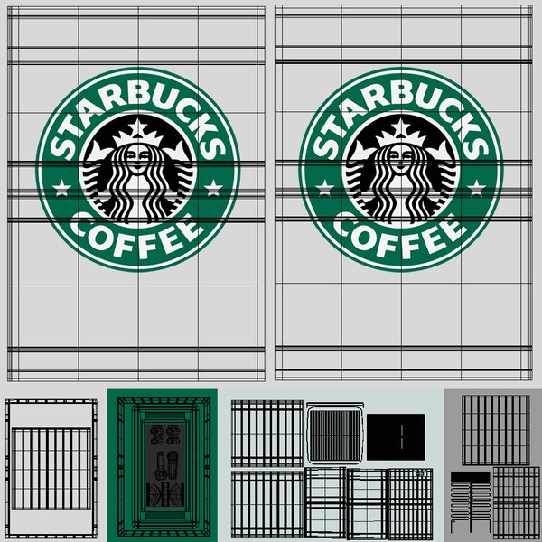 Refrigerator mini starbucks 3D model - TurboSquid 1675940