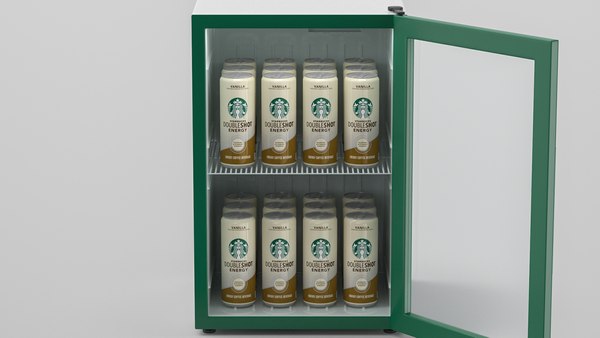Refrigerator mini starbucks 3D model - TurboSquid 1675940