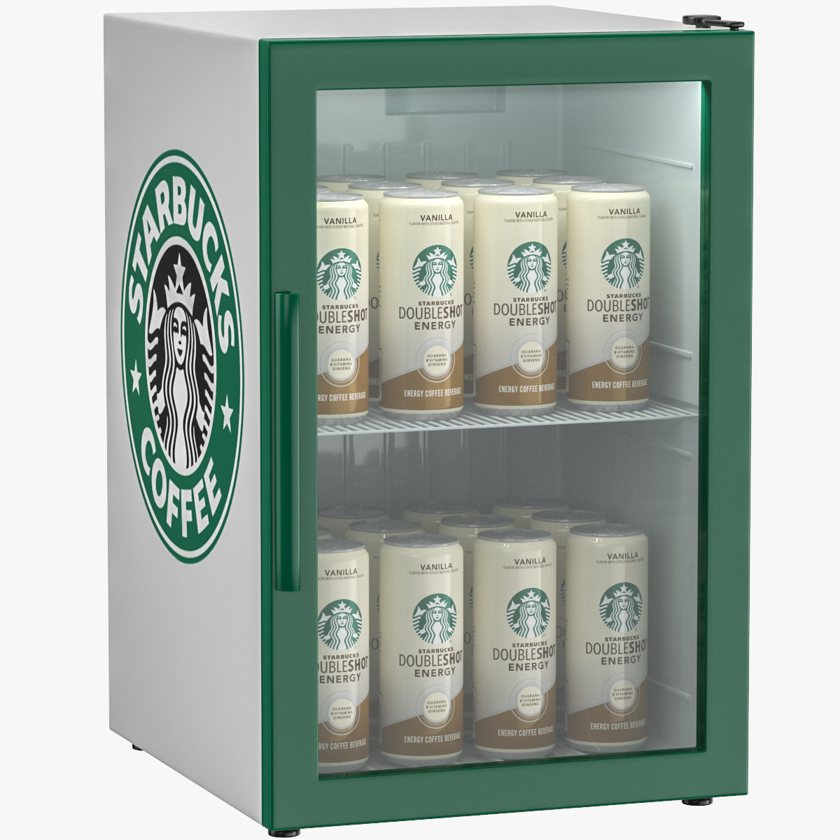 Refrigerator mini starbucks 3D model - TurboSquid 1675940