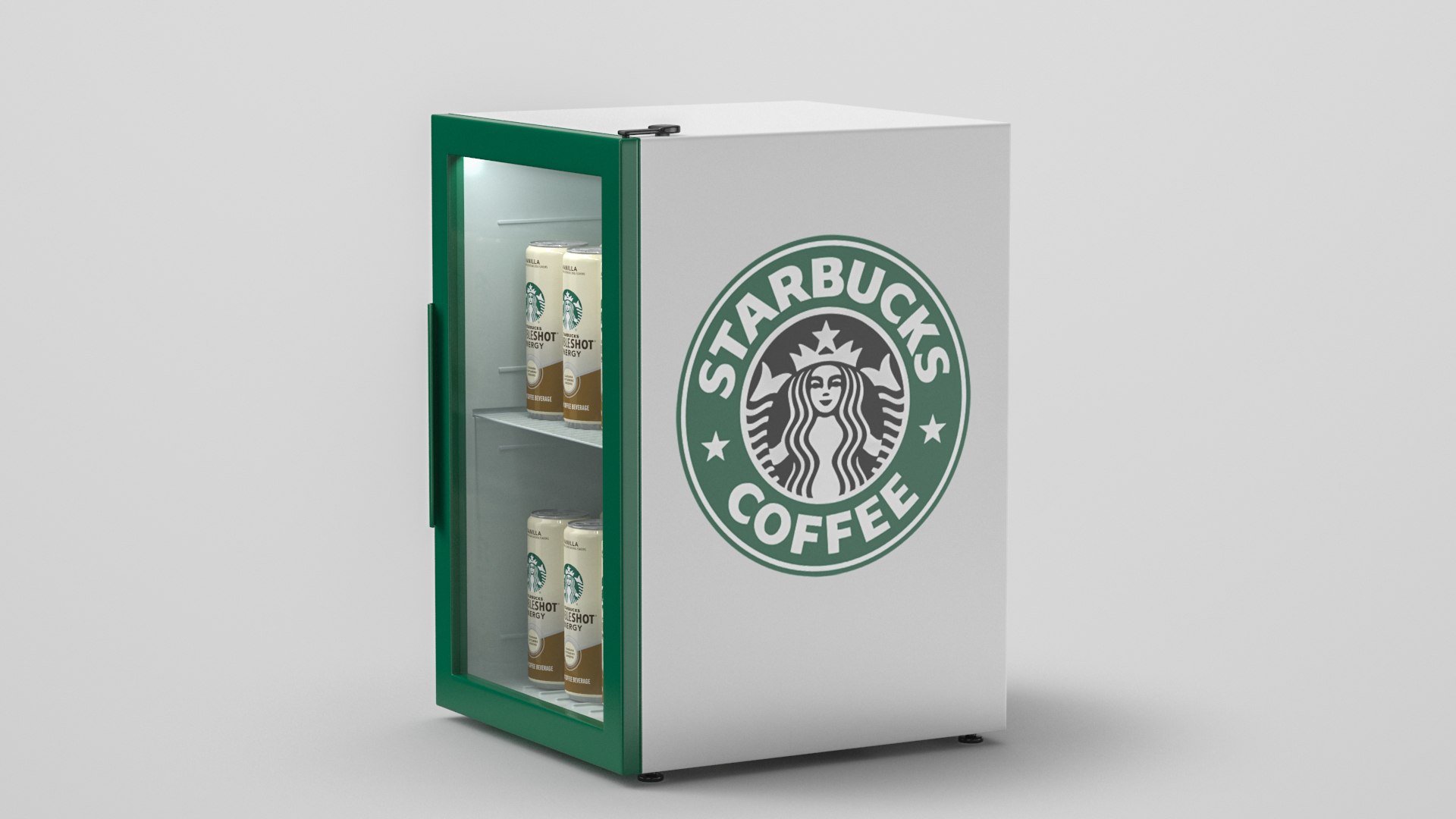 Refrigerator Mini Starbucks 3D Model - TurboSquid 1675940