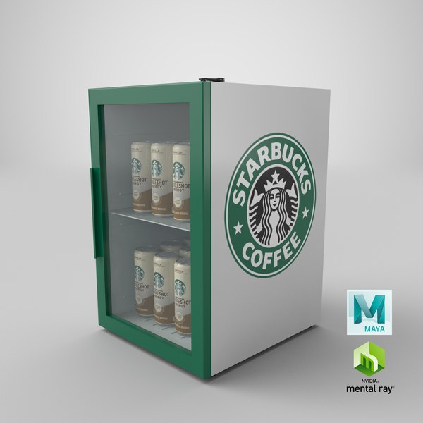 Refrigerator mini starbucks 3D model - TurboSquid 1675940