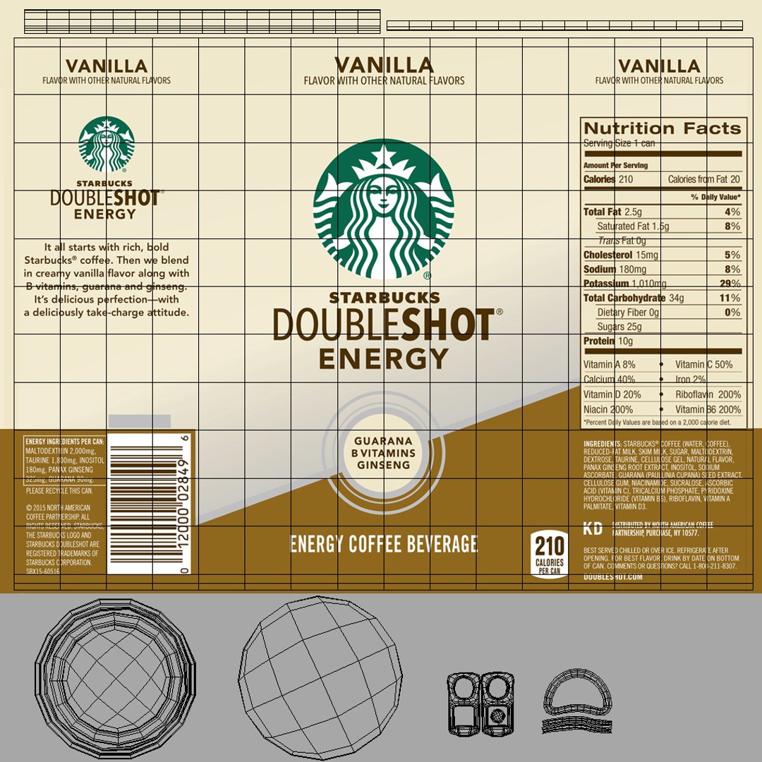 Refrigerator mini starbucks 3D model - TurboSquid 1675940