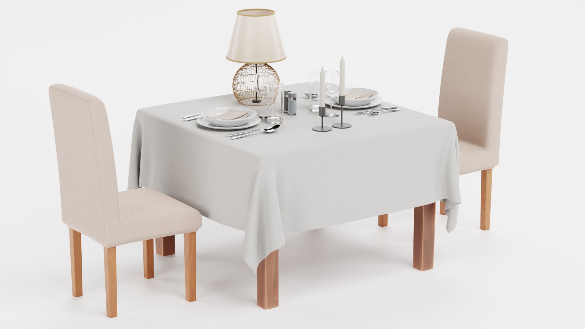 3D Restaurant Tables Blend Model - TurboSquid 1958493