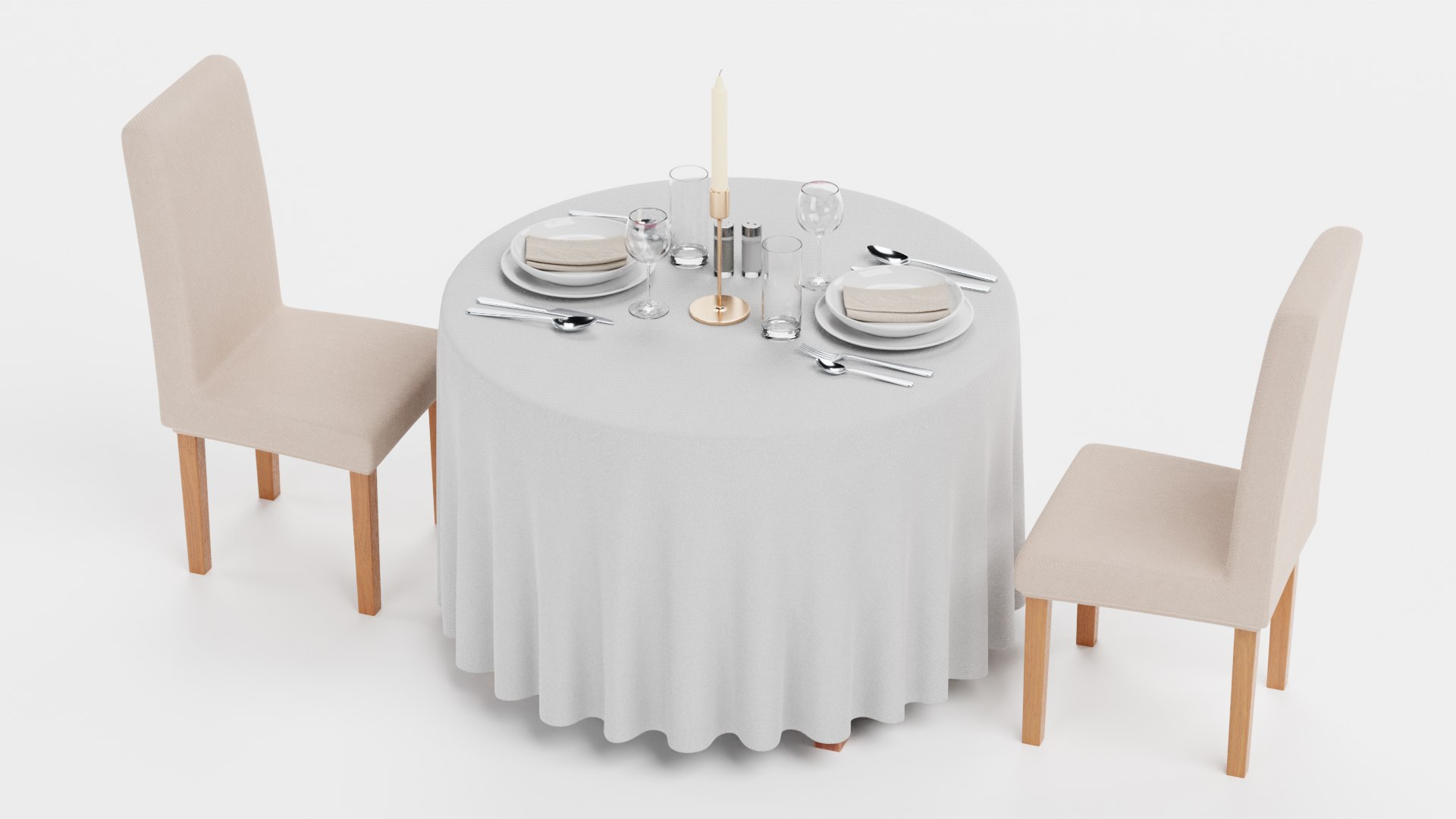 3D Restaurant Tables Blend Model - TurboSquid 1958493