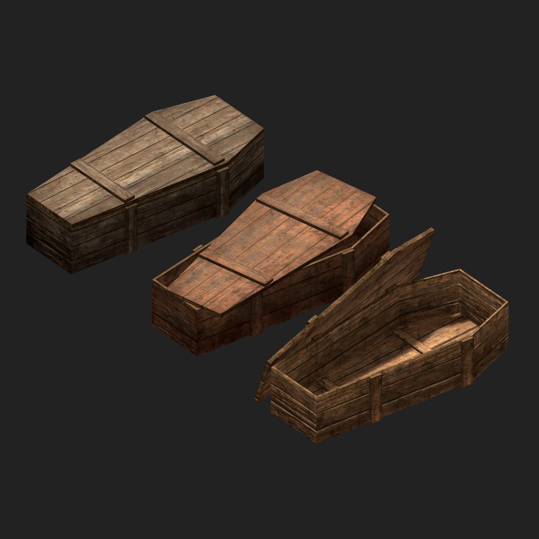 Coffin 3D Model - TurboSquid 1344998