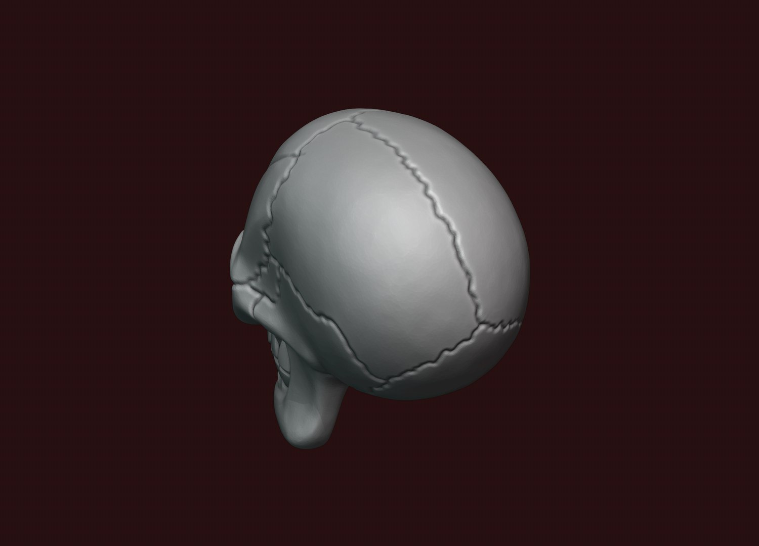 3D Skull Stylized Model - TurboSquid 1876735