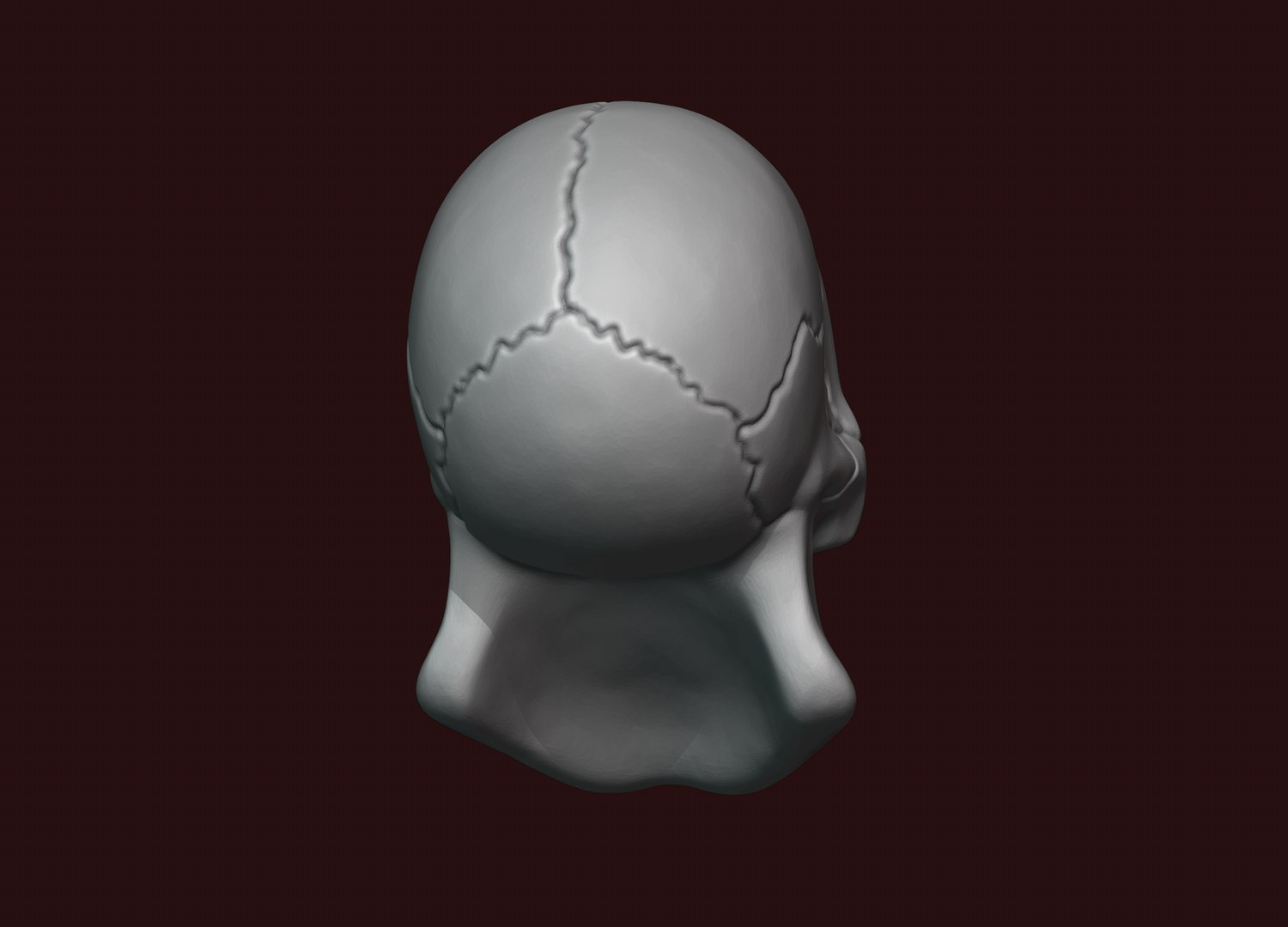 3D Skull Stylized Model - TurboSquid 1876735