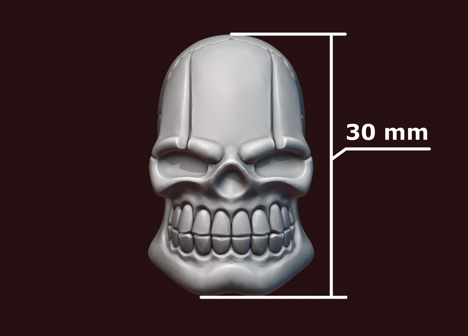 3D Skull Stylized Model - TurboSquid 1876735