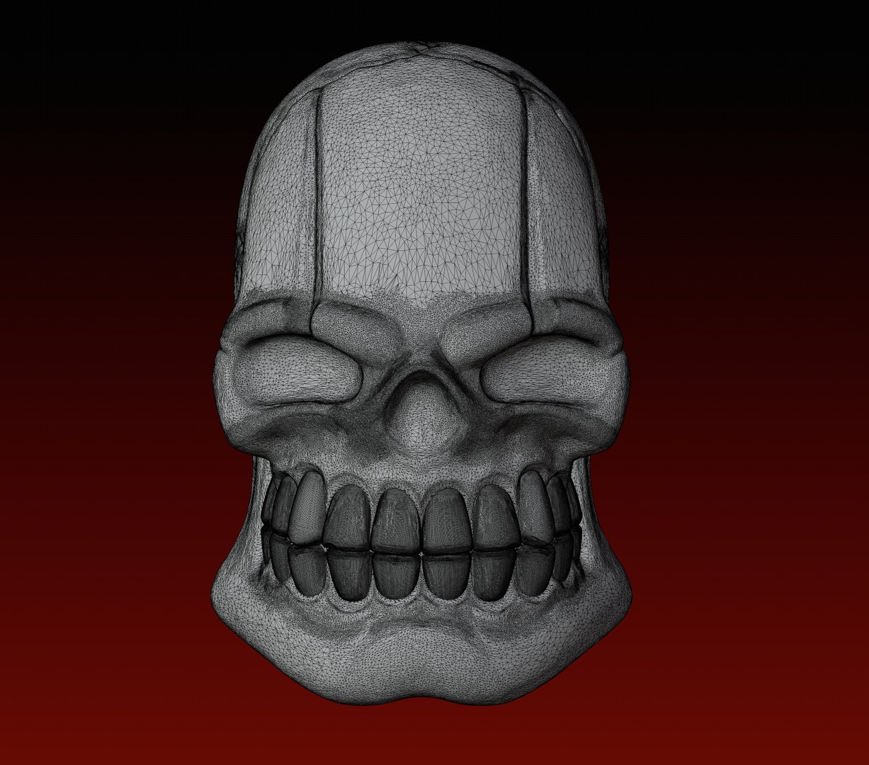 3D Skull Stylized Model - TurboSquid 1876735