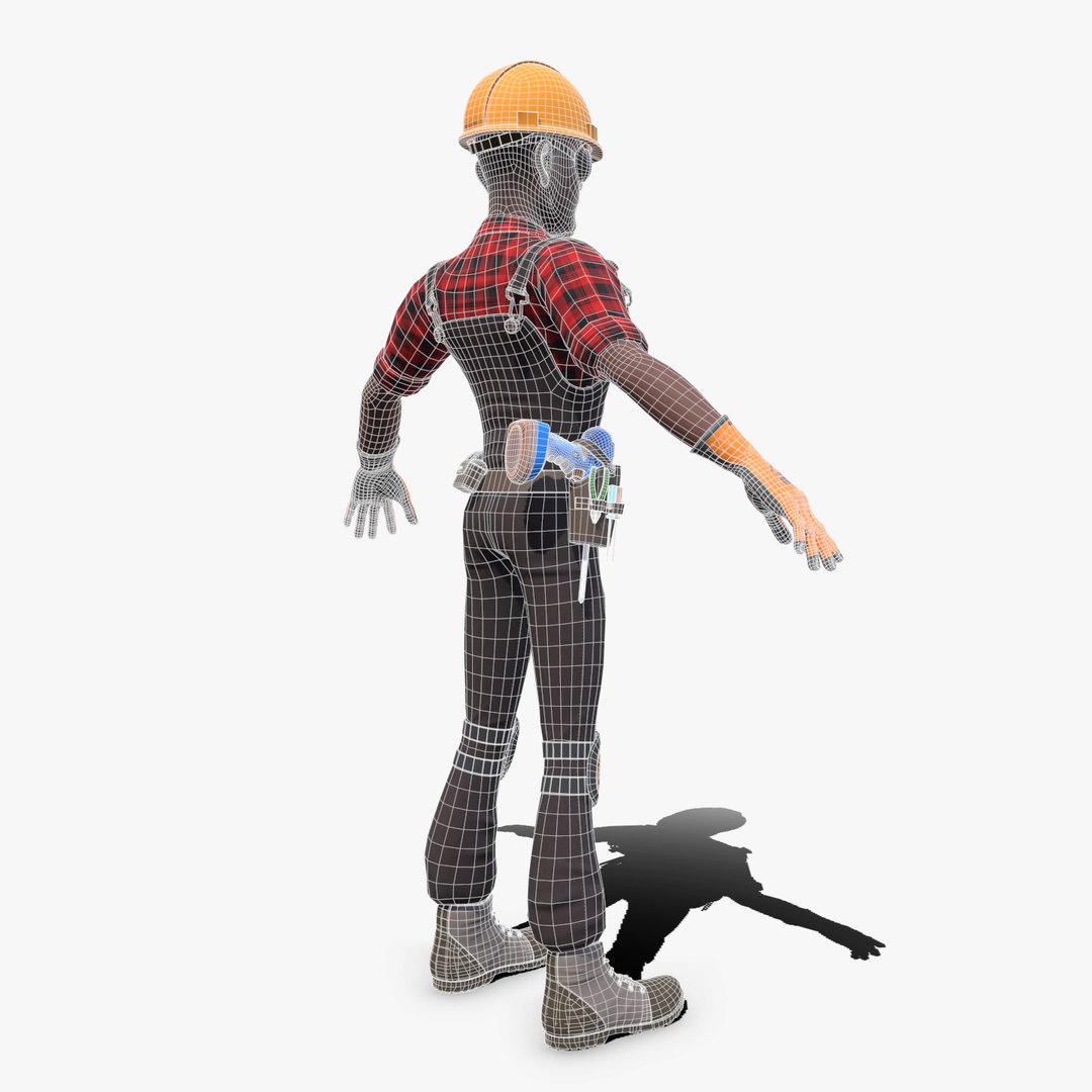 Builder 3D Model - TurboSquid 2083141