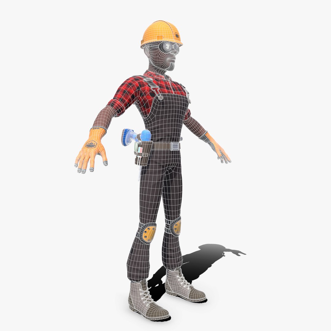 Builder 3D Model - TurboSquid 2083141