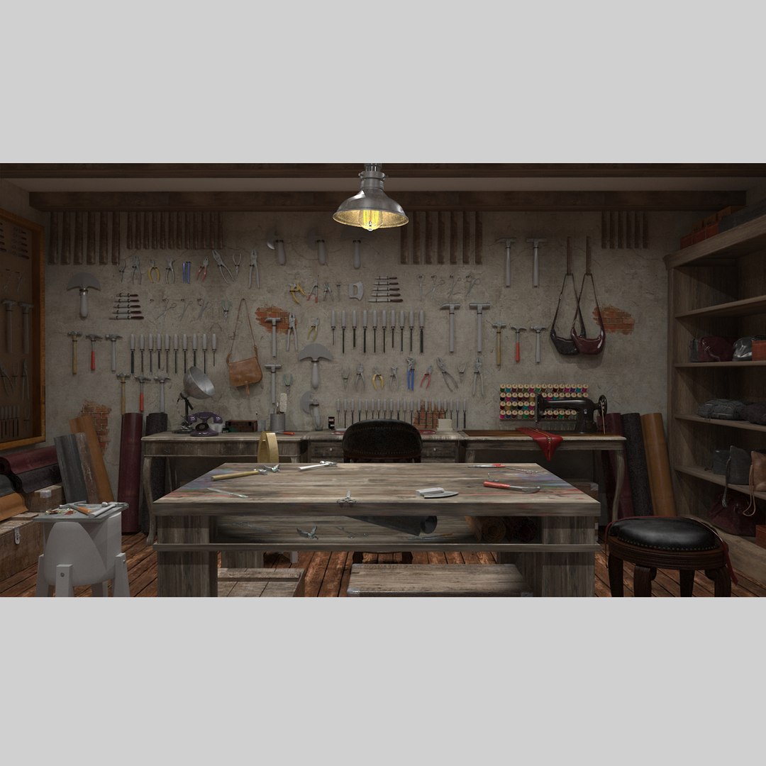 3D Manufacture Workshop Model - TurboSquid 1833632