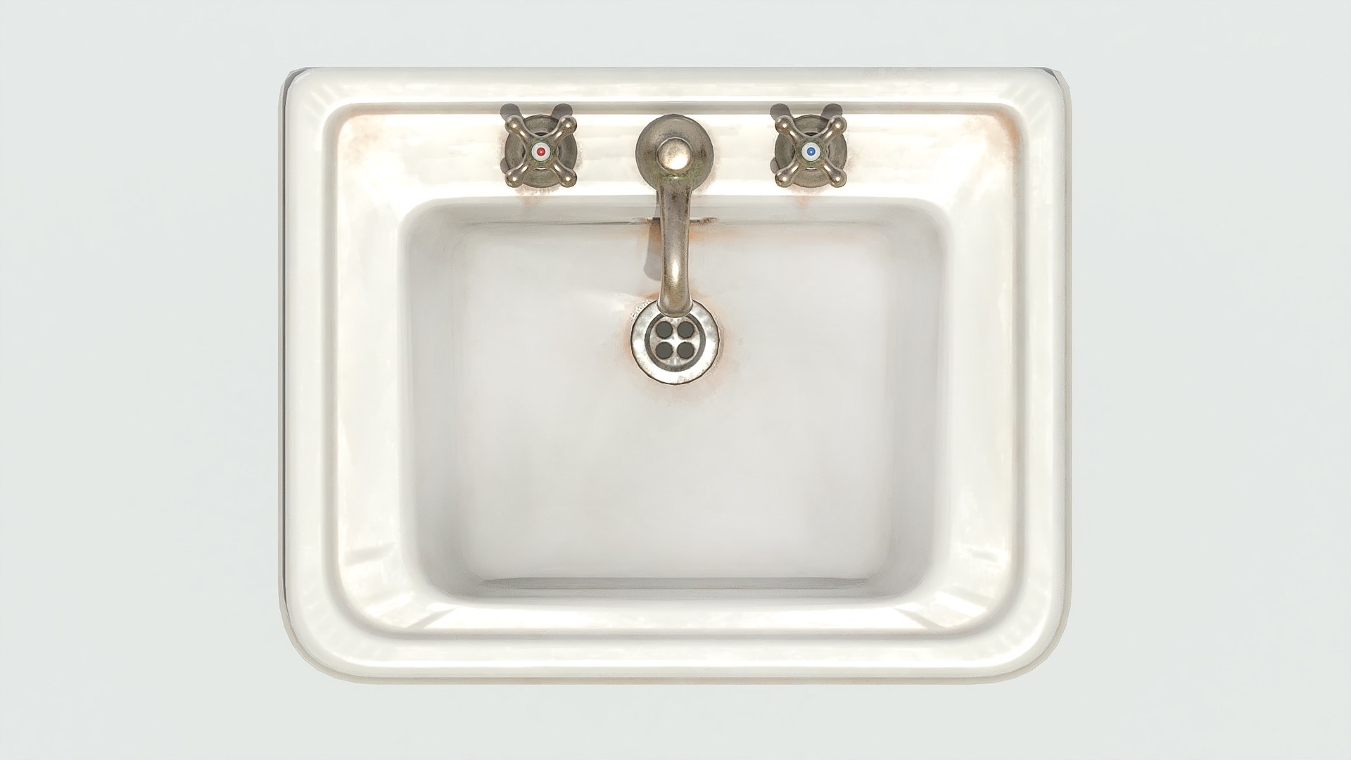 3D Old Hospital Sink Model - TurboSquid 2179740