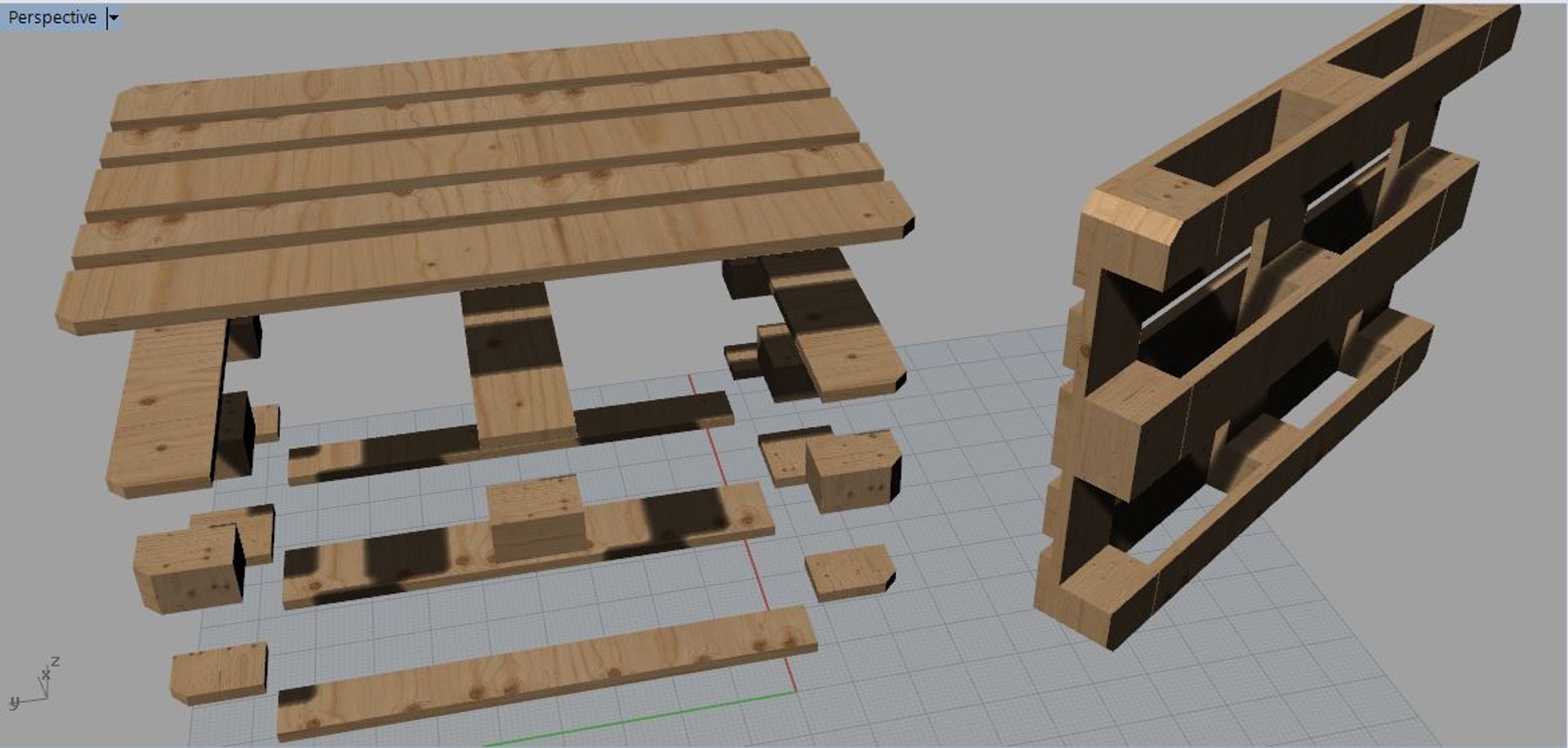 3D Wooden Pallet Low-poly Vr Model - TurboSquid 1182830