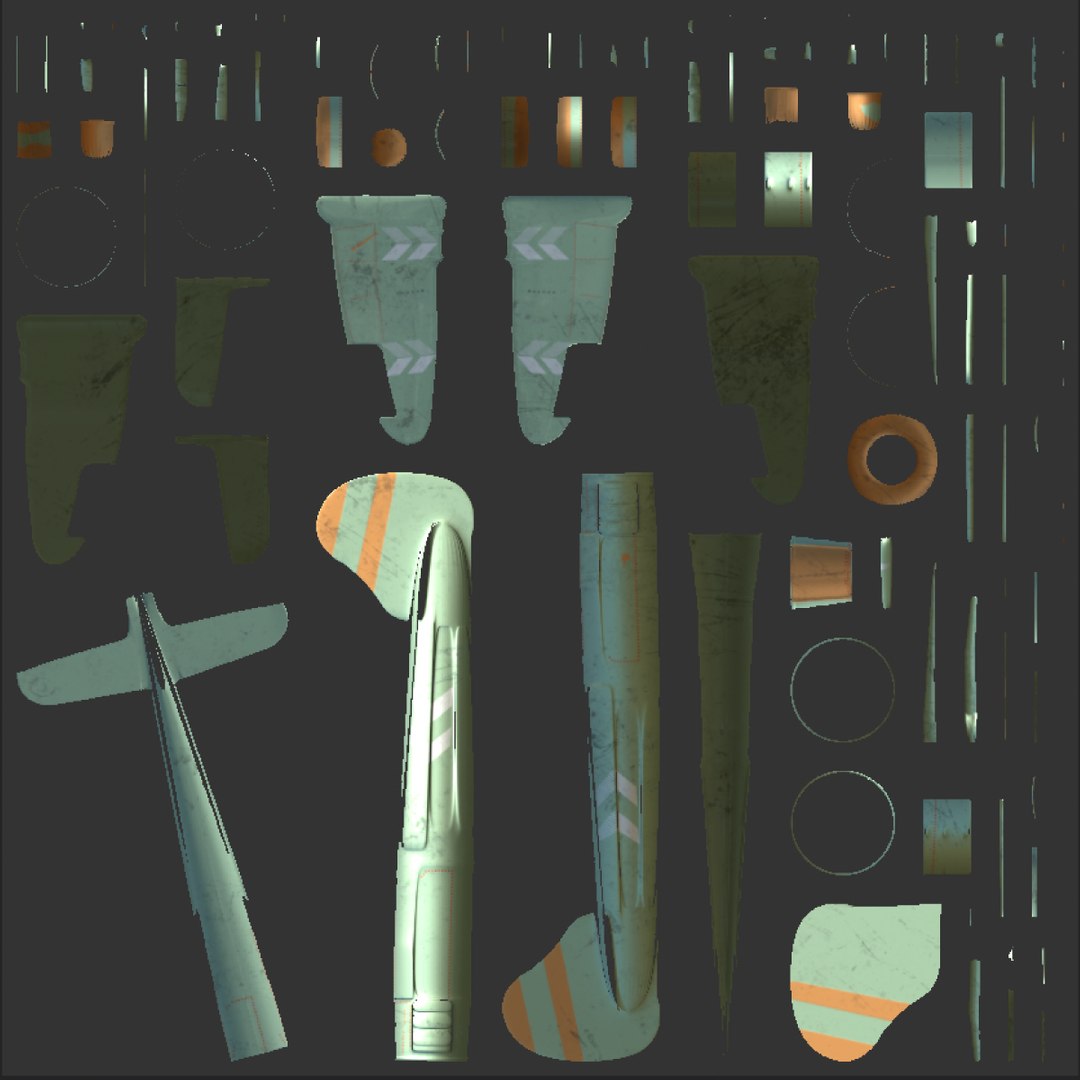 3D Old Plane - TurboSquid 1822280