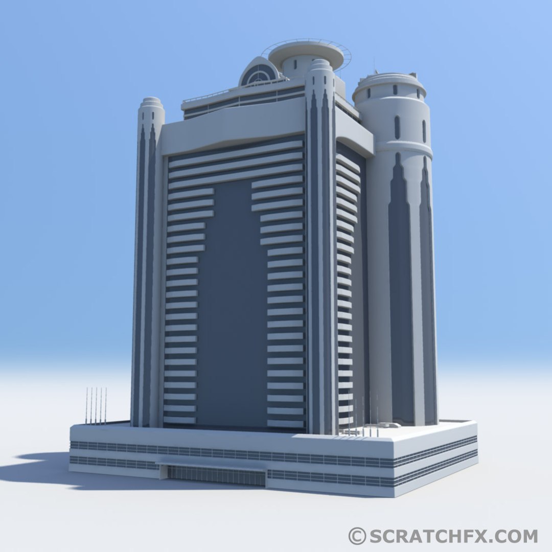 3d Model Skyscraper Structure