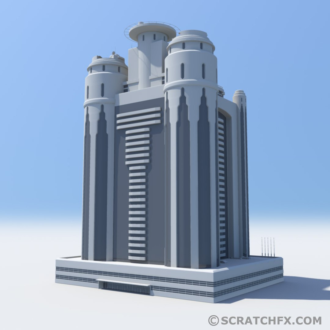 3d Model Skyscraper Structure