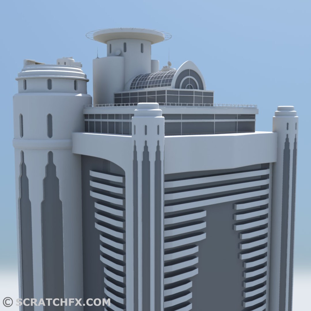 3d Model Skyscraper Structure