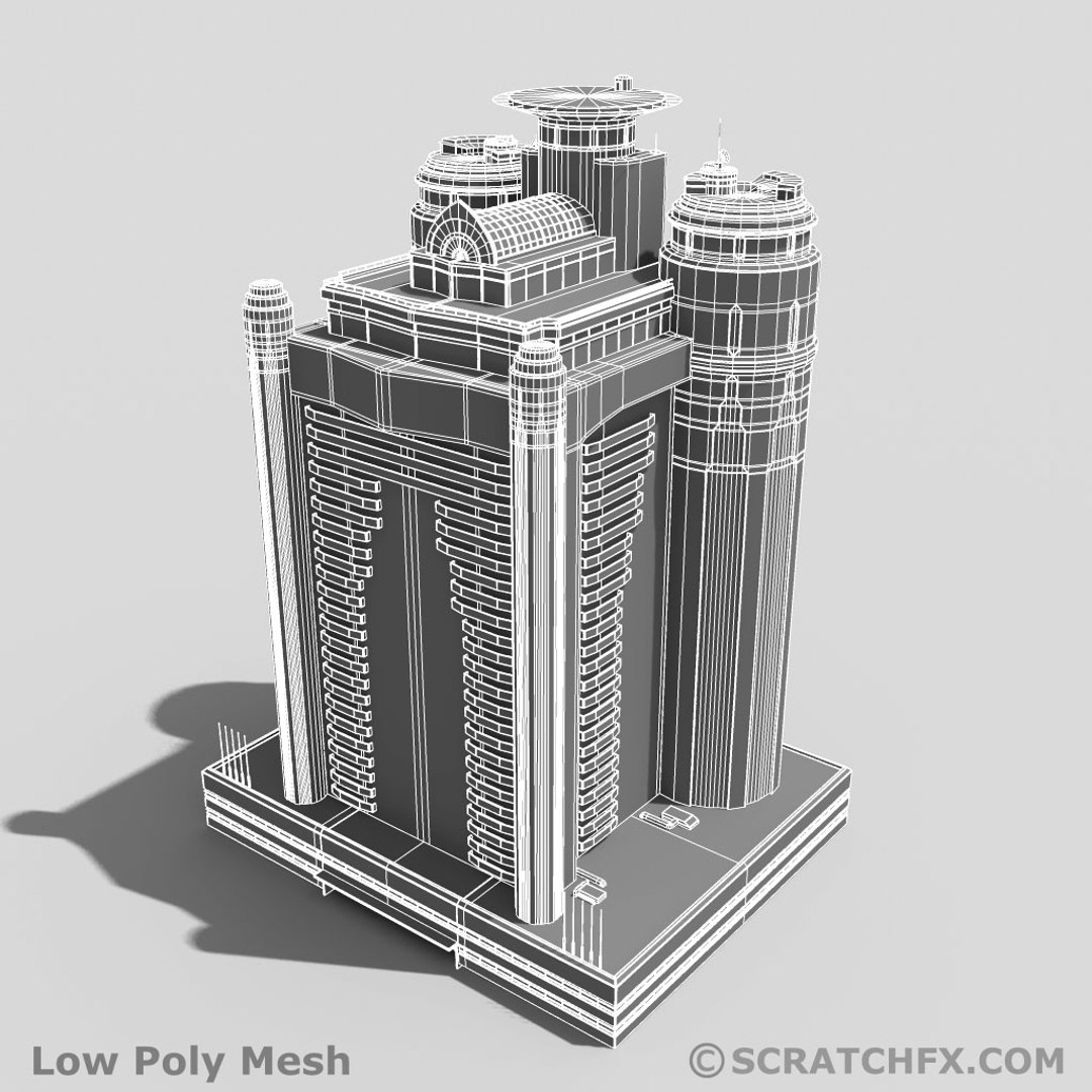 3d Model Skyscraper Structure