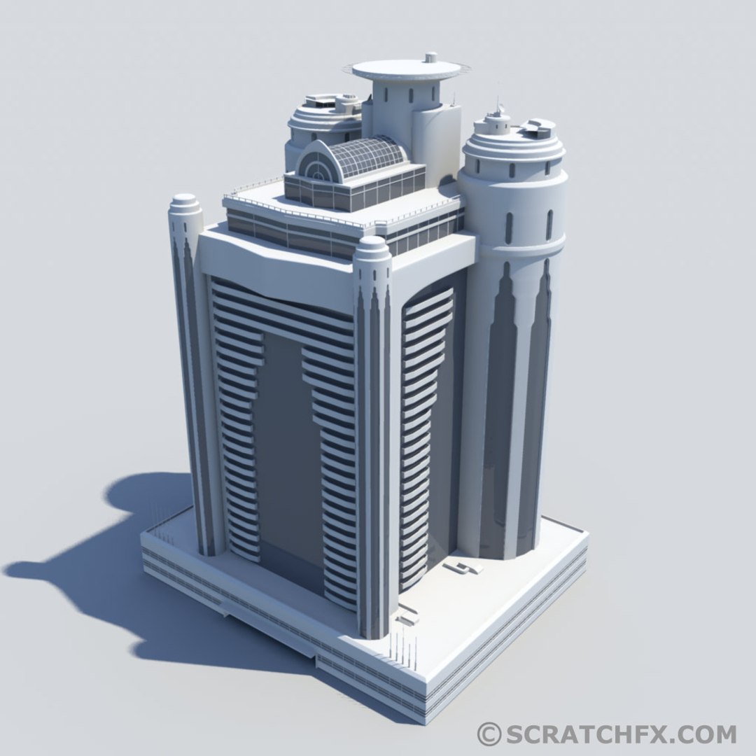 3d Model Skyscraper Structure
