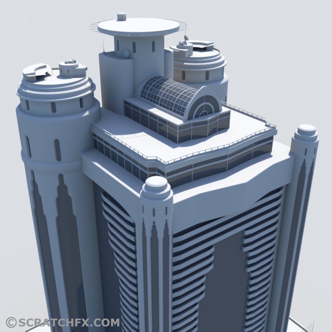 3d Model Skyscraper Structure