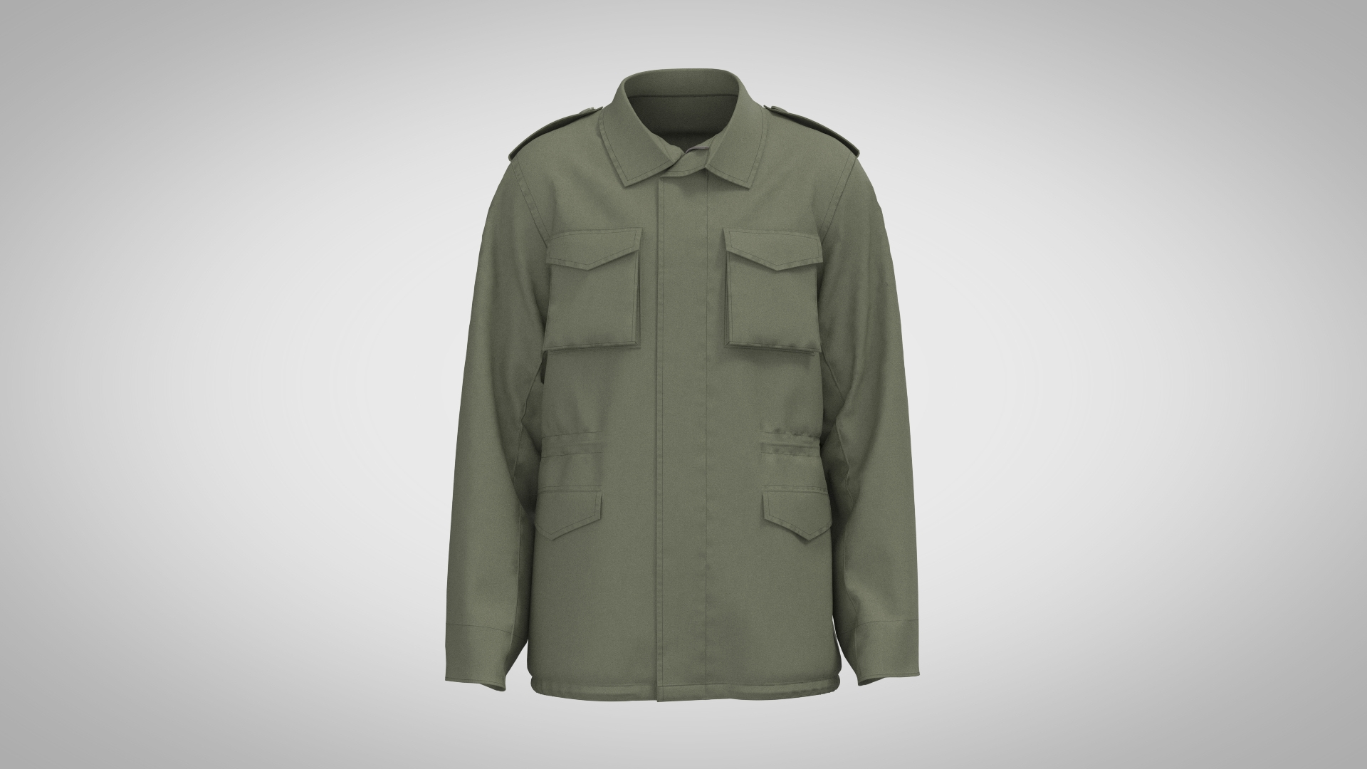 3D Model Military Jacket - TurboSquid 2356042