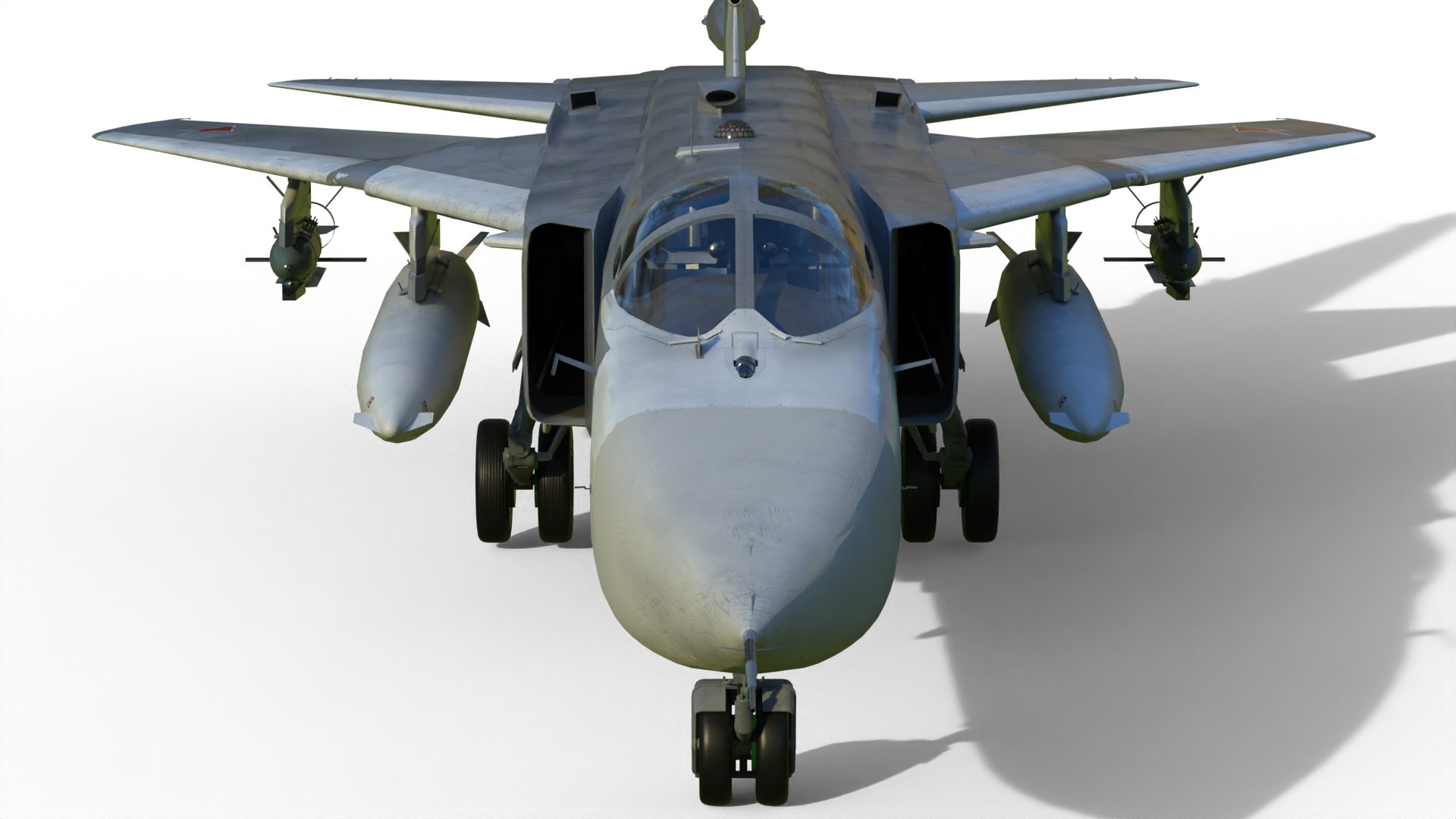 3D Su-24 M Fencer Model - TurboSquid 2183633