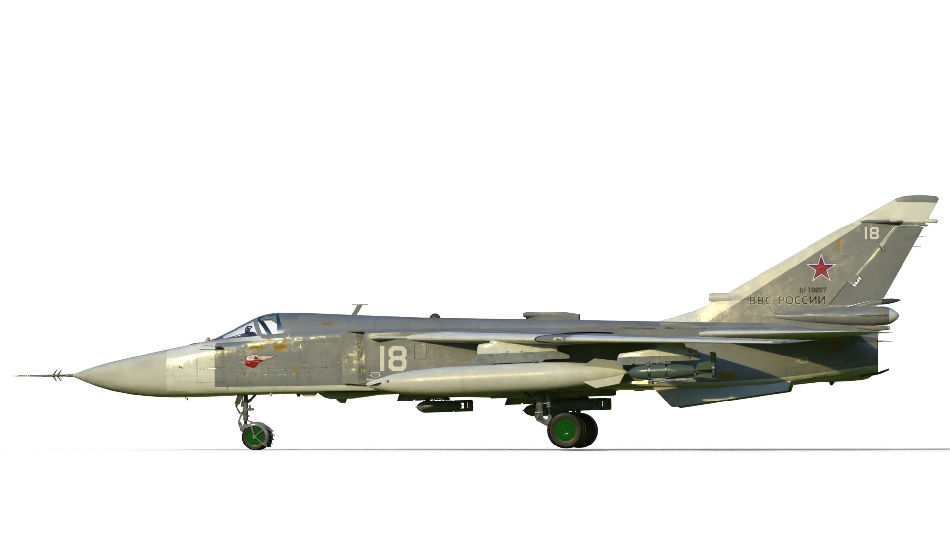 3D Su-24 M Fencer Model - TurboSquid 2183633